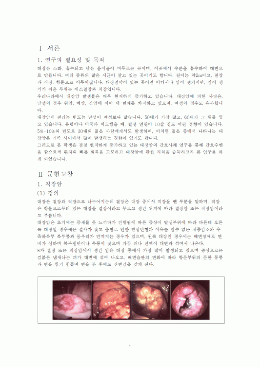 대장암 케이스
