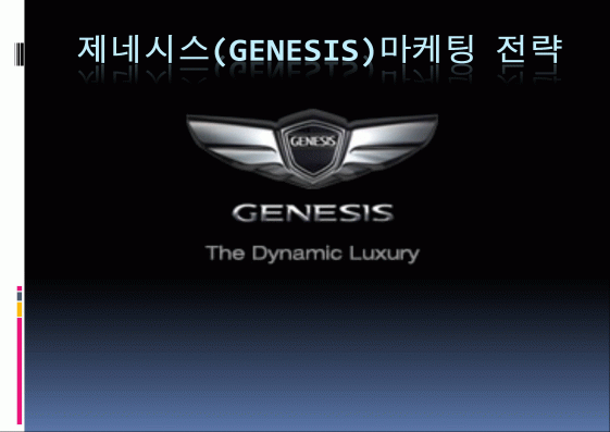 제네시스(Genesis)STP전략