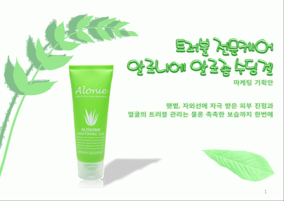 알로좀 수딩겔