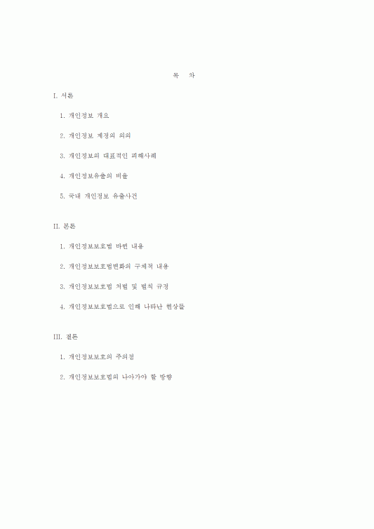 개인정보보호법 대처