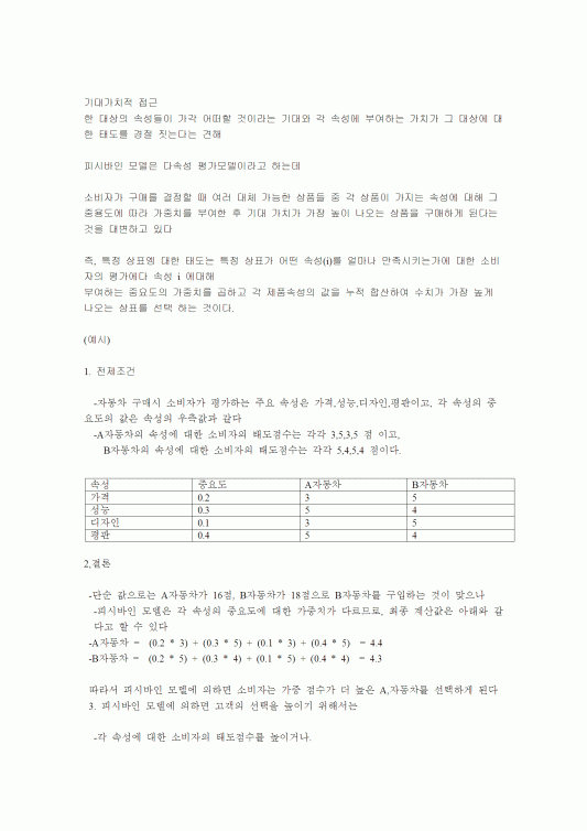기대가치적 접근