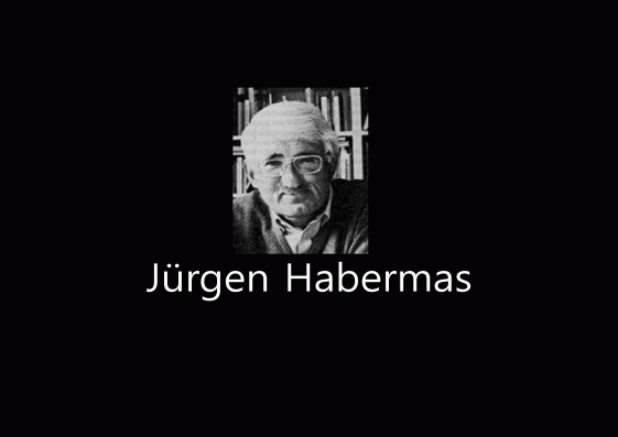 jurgen habermas 레포트 자료