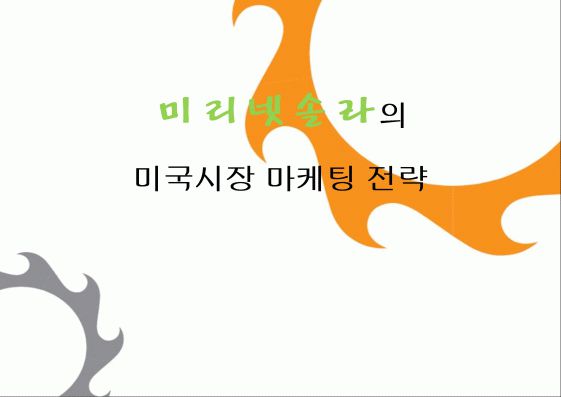 미리넷솔라PPT자료