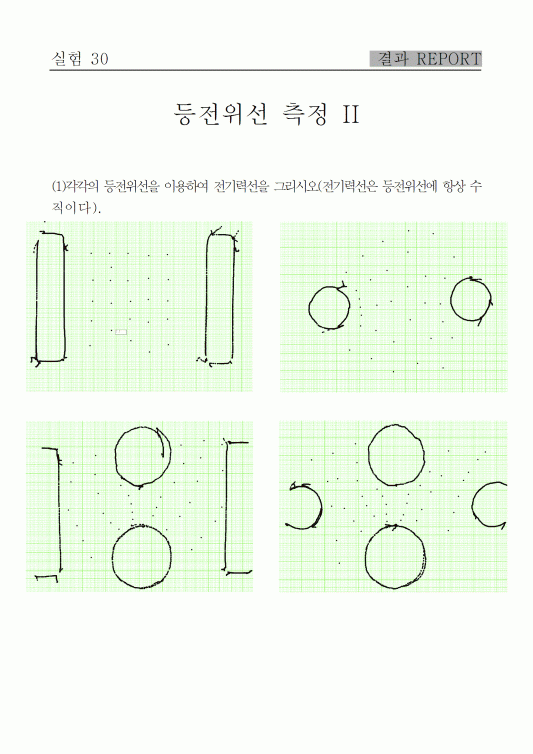 실험 30 등전위선 측정 II