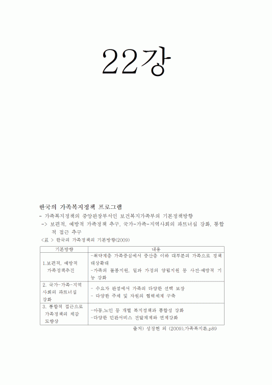 가족복지론-기말교안
