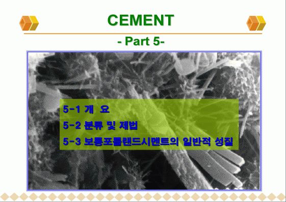 Cement & Admixture - Part 5