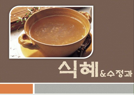 [자연과학] 식혜