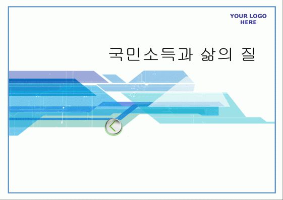 국민소득과 삶의질