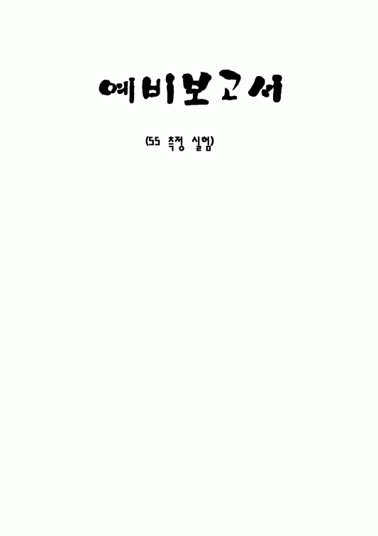 ss예비보고서 레포트 자료