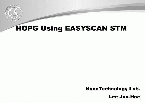HOPG_Using_EASYSCAN_STM
