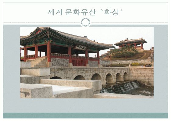 세계문화유산답사-수원성