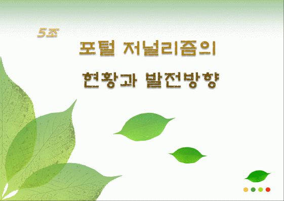 포털저널리즘_ppt자료,포털 저널리즘 개선방향, 포털 저널리즘 영향