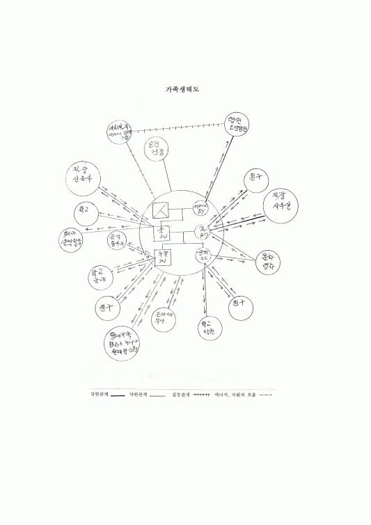 가족생태도-4 레포트 자료