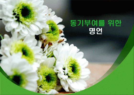동기부여를 위한 명언