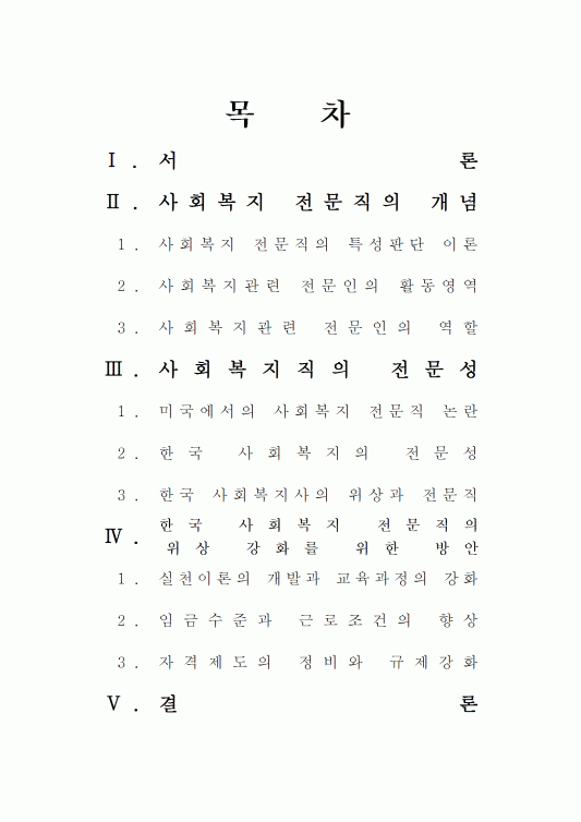 사회복지 전문직