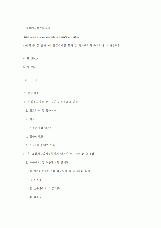 사회복지법상권리규제