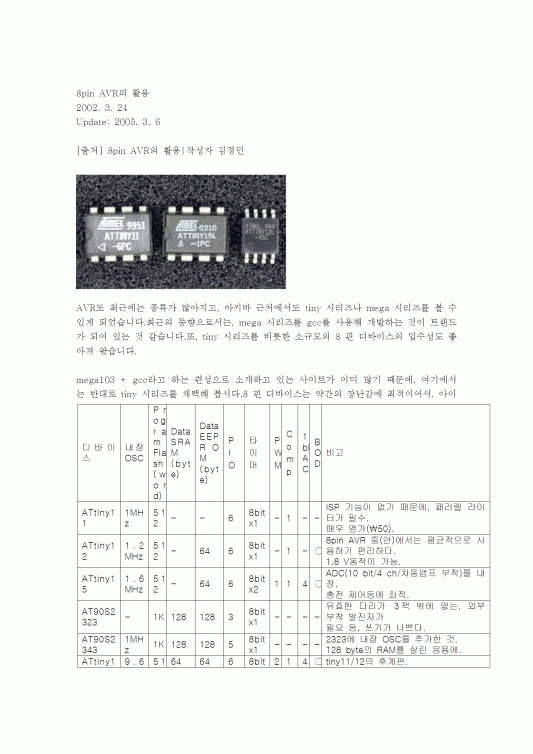 AVR  초음파센서  카트