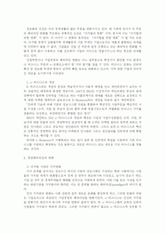e 비지니스에 대하여..