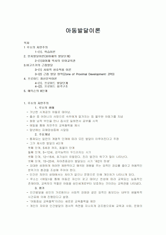 아동발달이론 [사회과학]