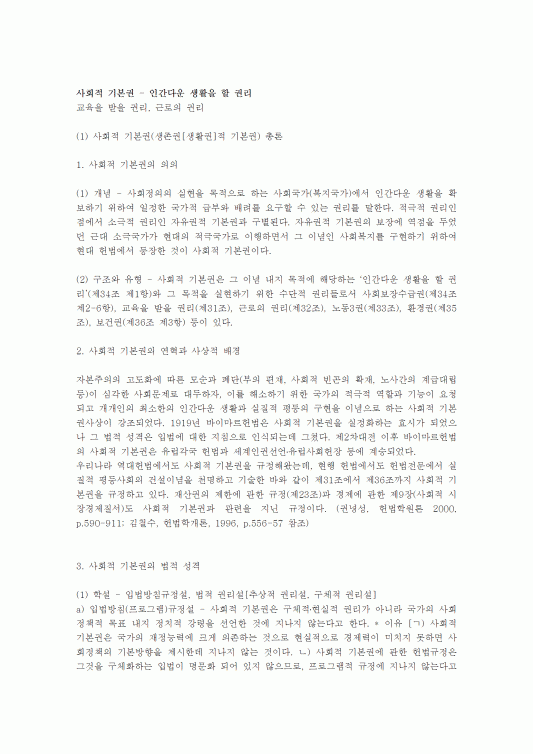사회적기본권