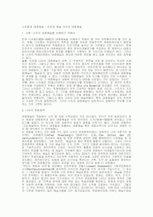 나치즘과 나치예술