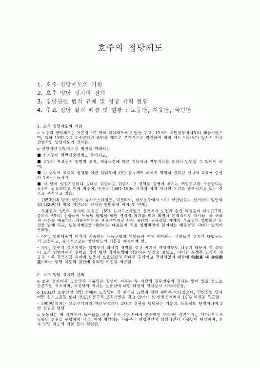 호주의 정당제도