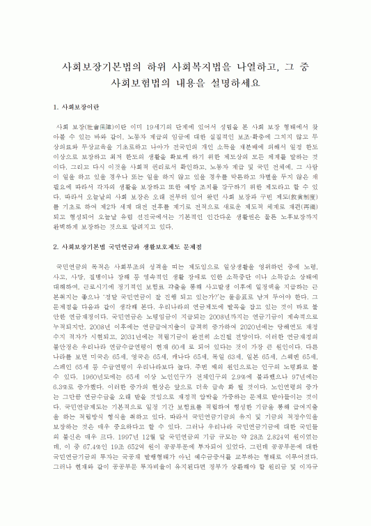 사회 복지 법제론