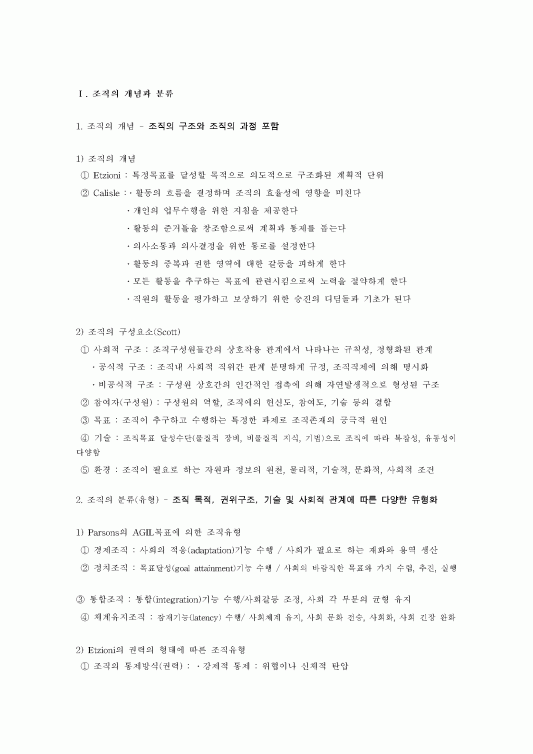 사회복지 조직의 구조와 유형에 대하여 설명하시오