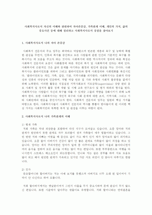 사회복지 기술론