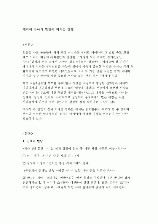 아동복지론 과제