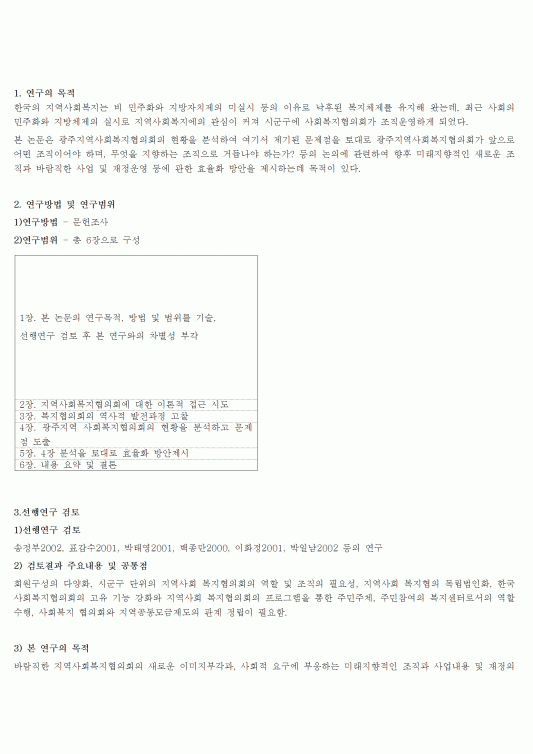 사회복지협의회(지역사회복지론)