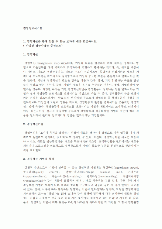 경영정보시스템