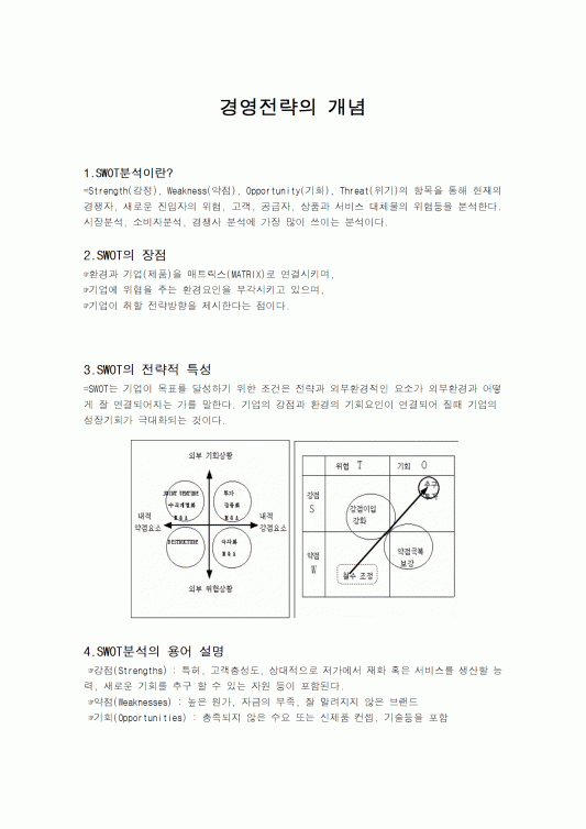 경영전략의 개념