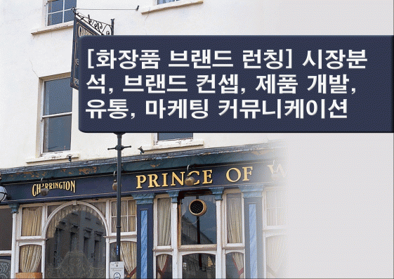 [화장품 브랜드 런칭] 시장분석, 브랜드 컨셉, 제품 개발, 유통, 마케팅 커뮤니케이션
