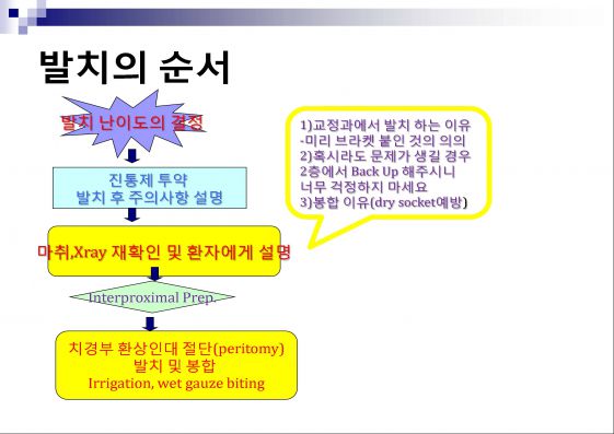 발치 레포트 자료