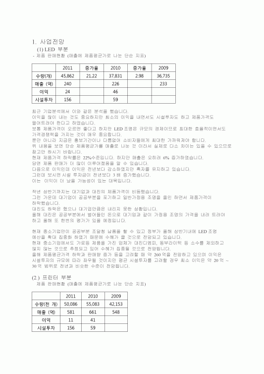 대진디엠피 2012년 전망