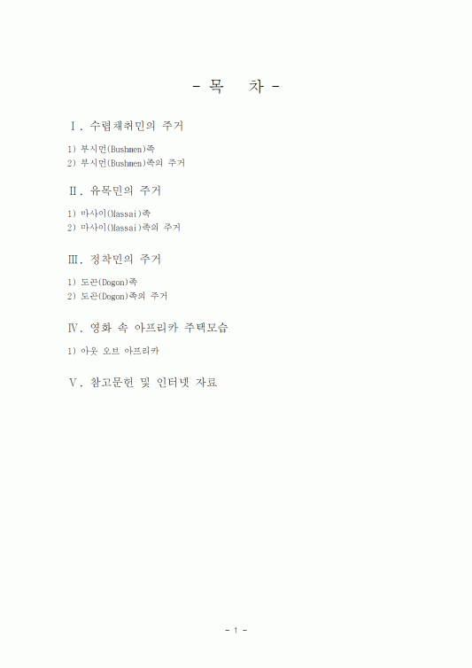 아프리카주택