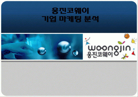 웅진코웨이 - 기업 마케팅 분석