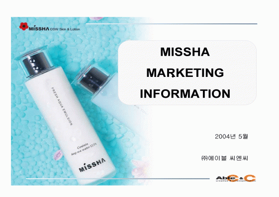 미샤 기업조사
