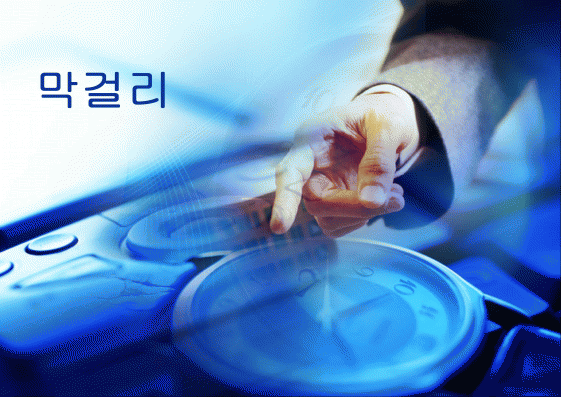 막걸리 레포트 자료