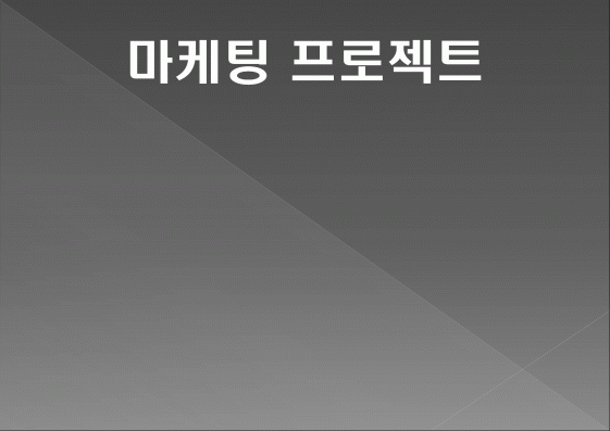 마케팅 프로젝트 - Solb(솔브)