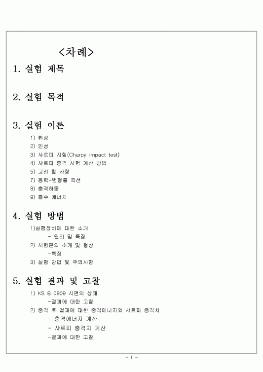 샤르피충격시험