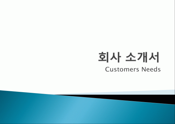 회사 소개서_서비스