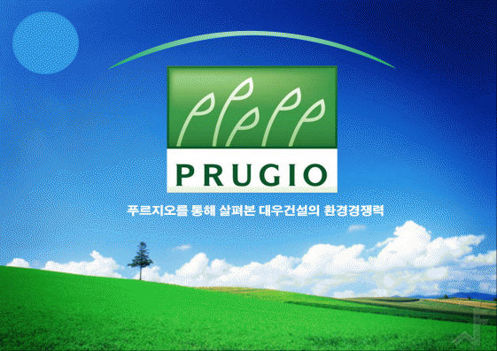푸르지오를 통해 살펴본 대우건설의 환경경쟁력
