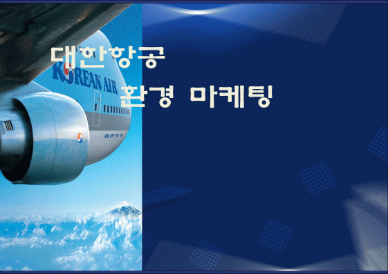 대한항공 환경 마케팅