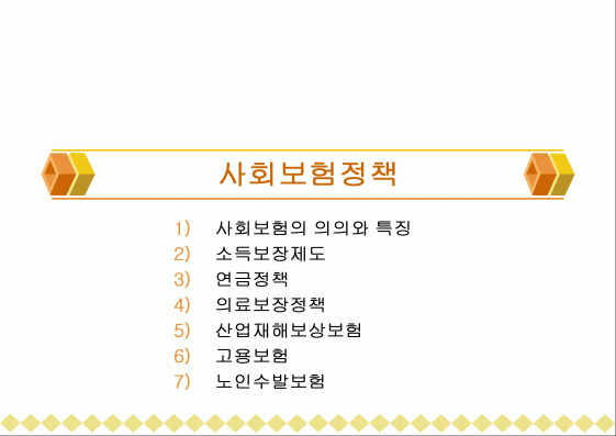 사회보험정책