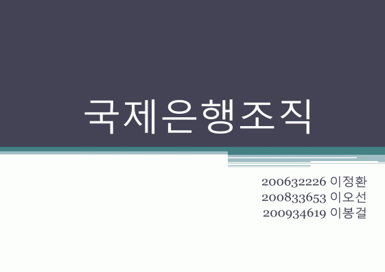 국제은행조직
