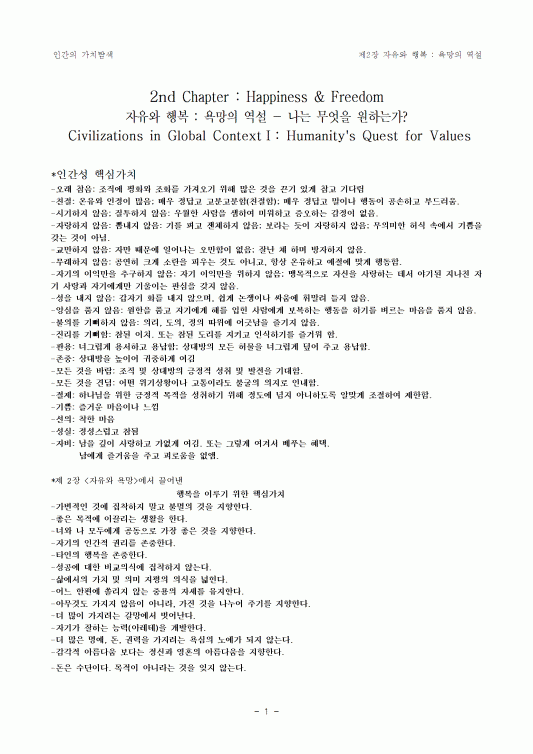 인가탐 요약 2장