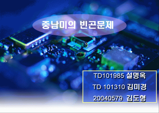 중남미발표본