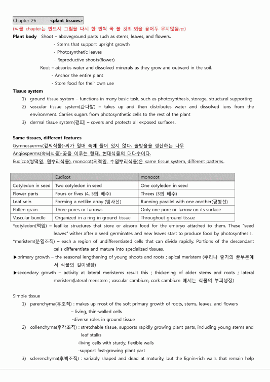 일반생물학 중간고사